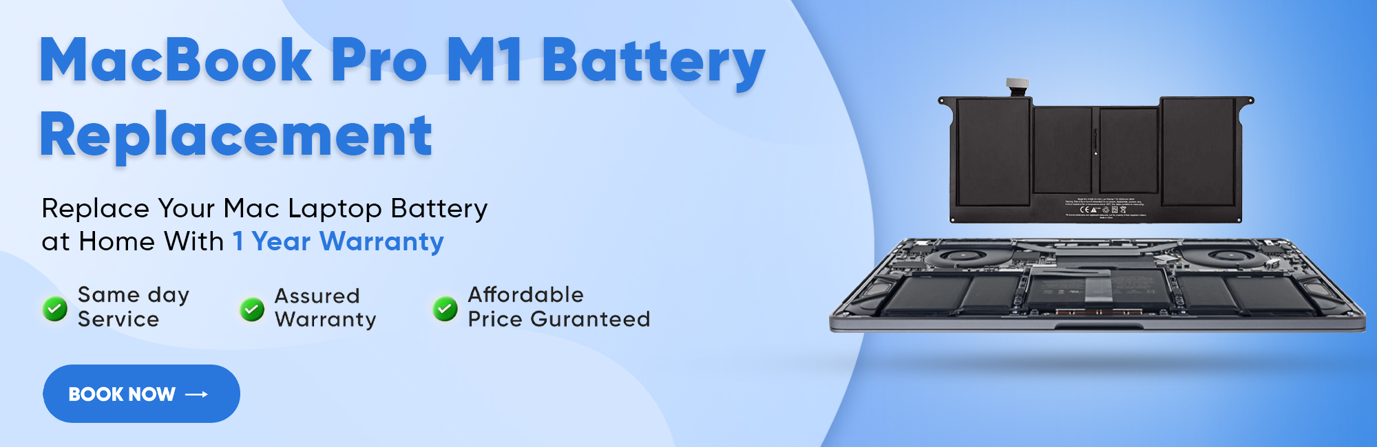MacBook Pro M1 2338 Battery Replacement in Delhi, India