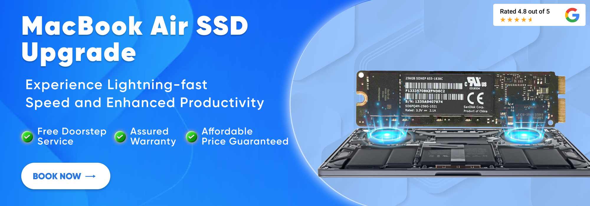 MacBook Air SSD Upgrade in Delhi, India