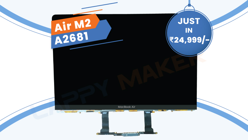 MacBook Air M2 A2681 Screen Replacement Cost in Delhi, India
